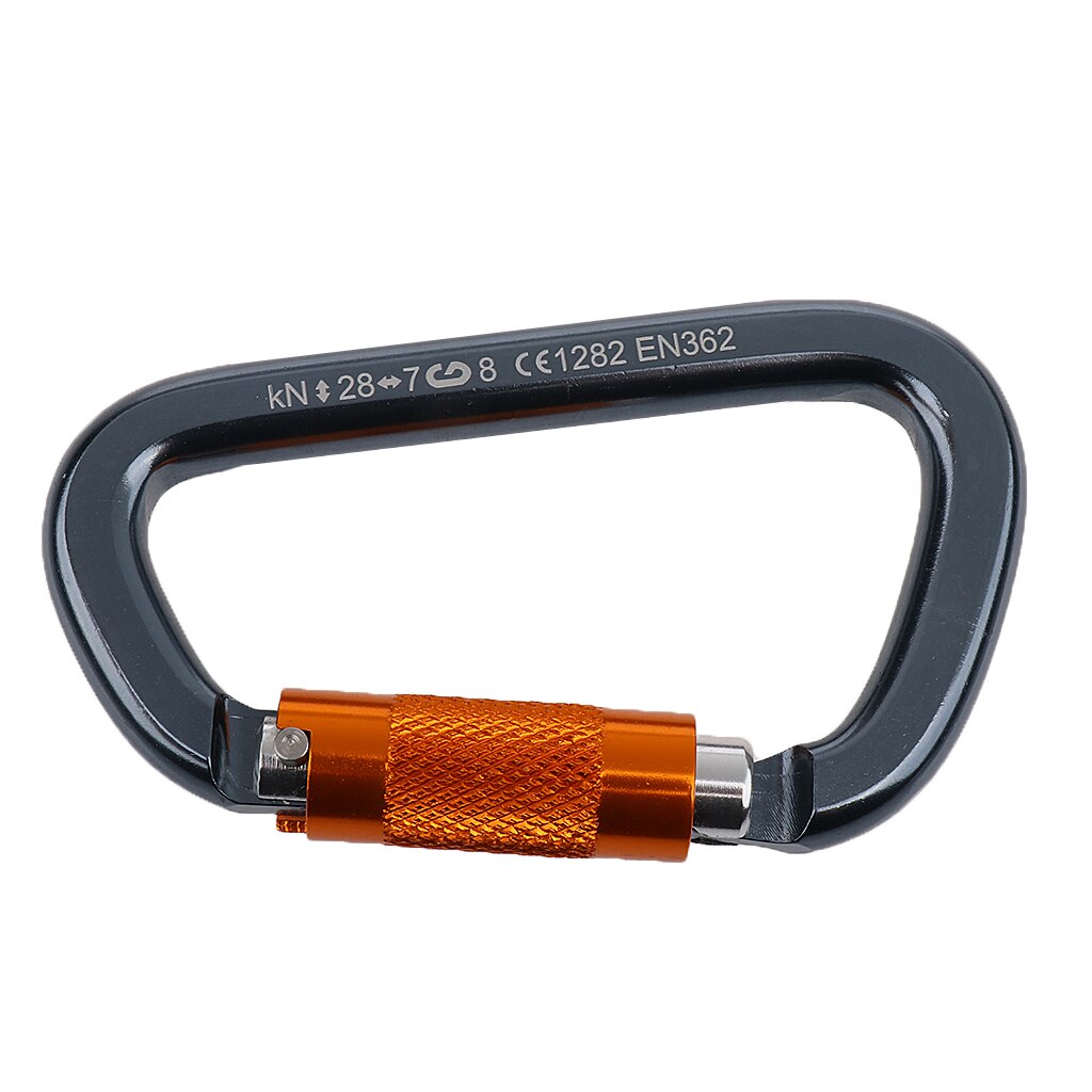 28KN D Shape Carabiner Aluminum Auto Locking Mount... – Vicedeal
