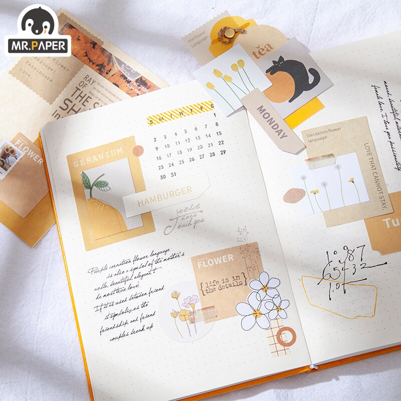 Mr. Papier 8 Stijlen 40Pcs Stickers Plakken Ins St... – Grandado