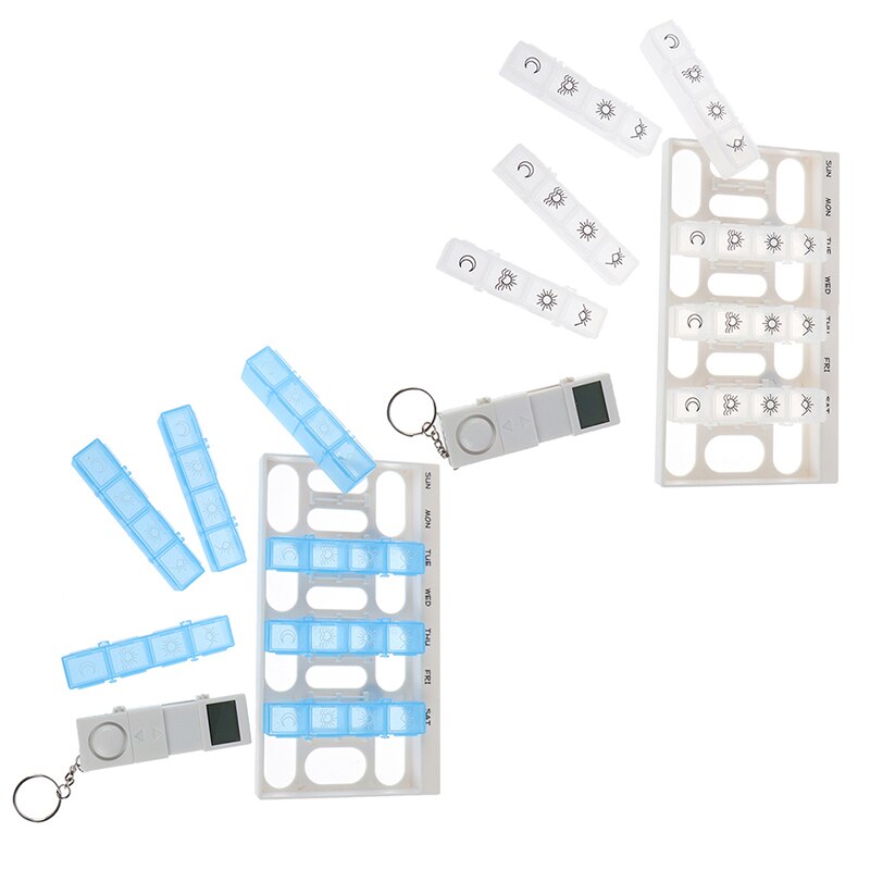 7 Days Pill Box Medicine Pill Case Organizer LED T... – Grandado
