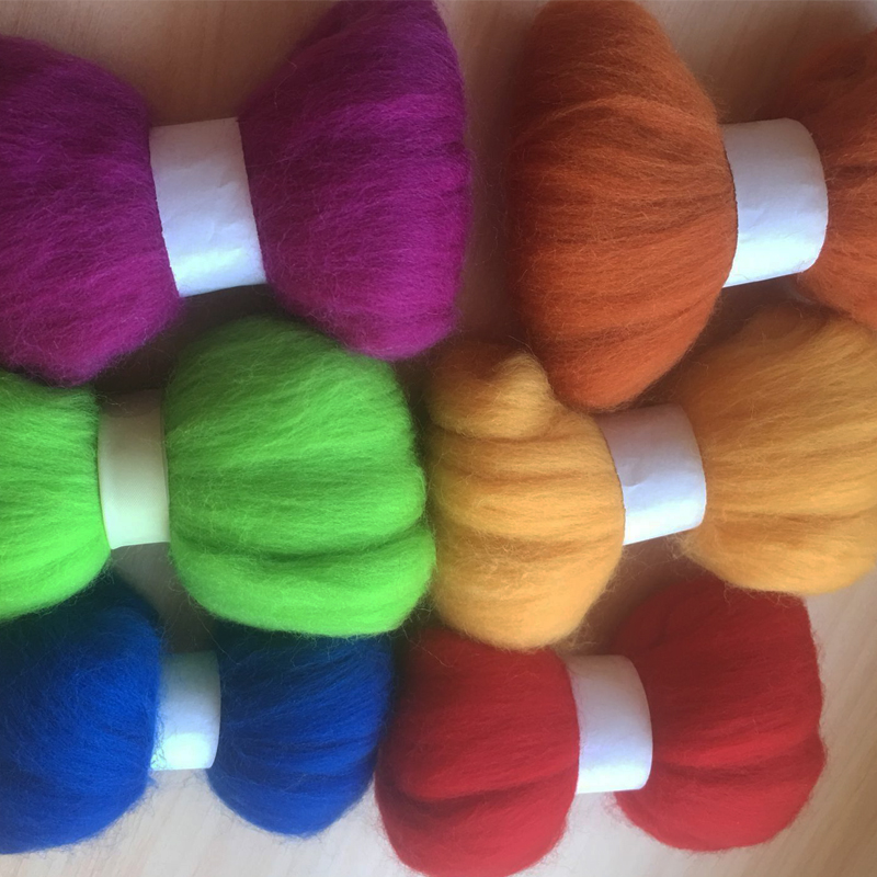 WFPFBEC 70S DIY lana merino wool fibre roving for ... – Vicedeal