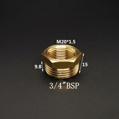 3/4 Male To 1/2 Female Threaded Reduction Socket Connector Adapter ...