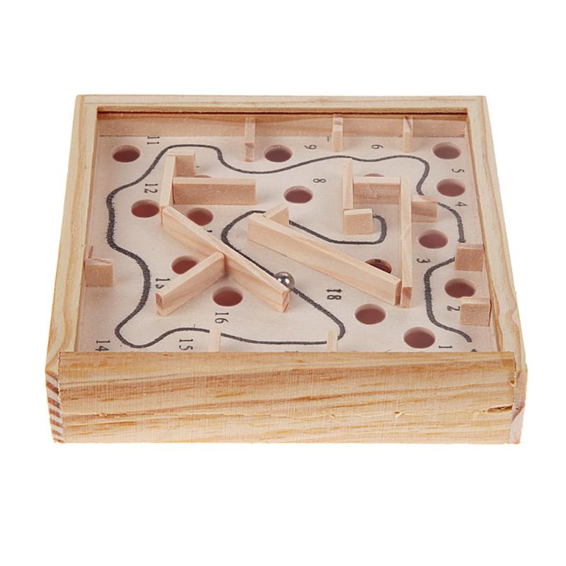 3D Puzzle Wooden Labyrinth Toys Board Ball Maze Ga... – Grandado