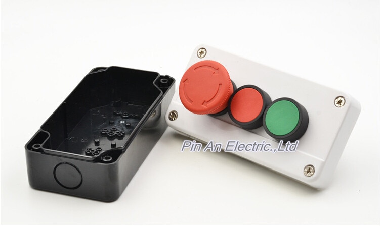 Drie noodstopknop control box start stop knop wate... – Vicedeal