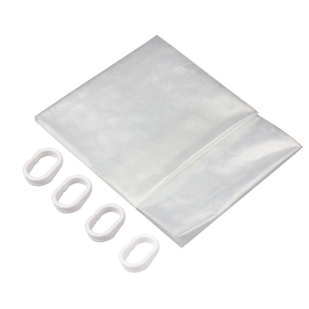 40 # Plastic Peva 3D Waterdicht Douchegordijn Tran... – Vicedeal