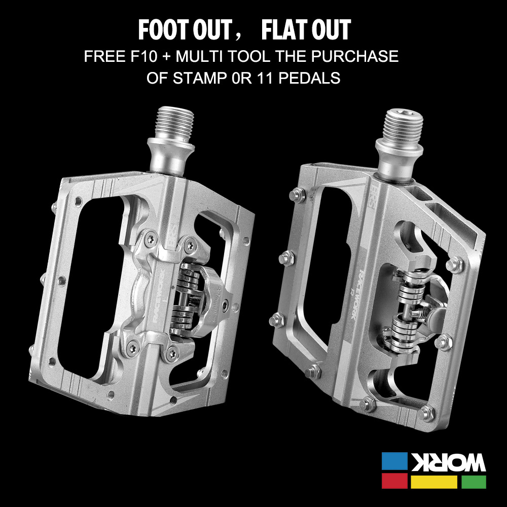 RACEWORK MTB Clipless Pedal Set Single Side Clip C... – Grandado