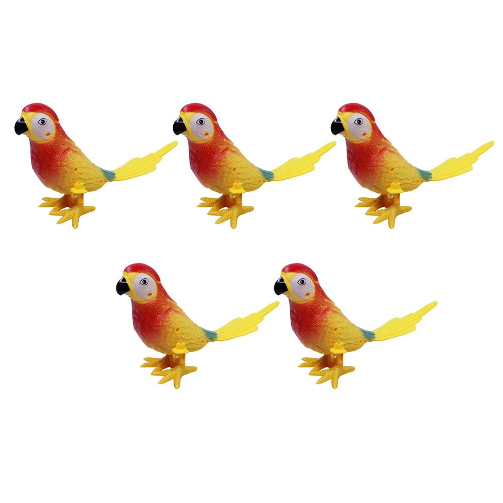 5pcs Wind-up Jumping Toys Lovely Parrot Novelty Cl... – Grandado