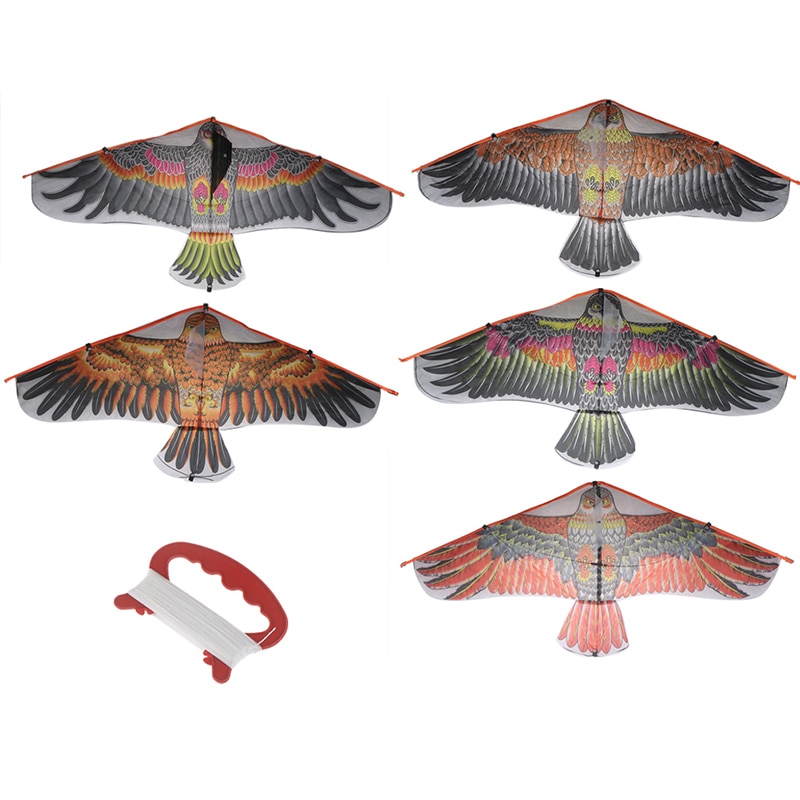 1M Flat Eagle Kite With 30 Meter Kite Line Childre... – Vicedeal