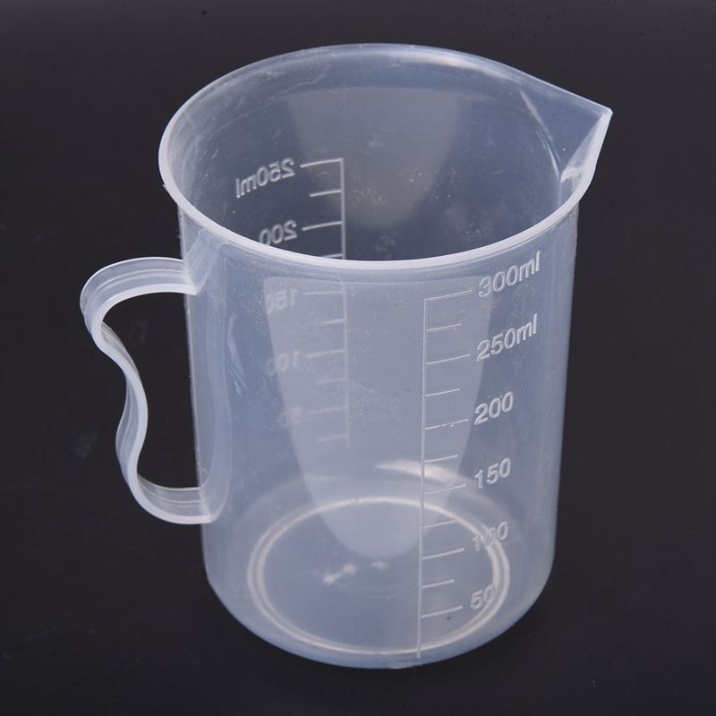 Measuring Jug 250mL Graduated Beaker Clear White P... – Grandado