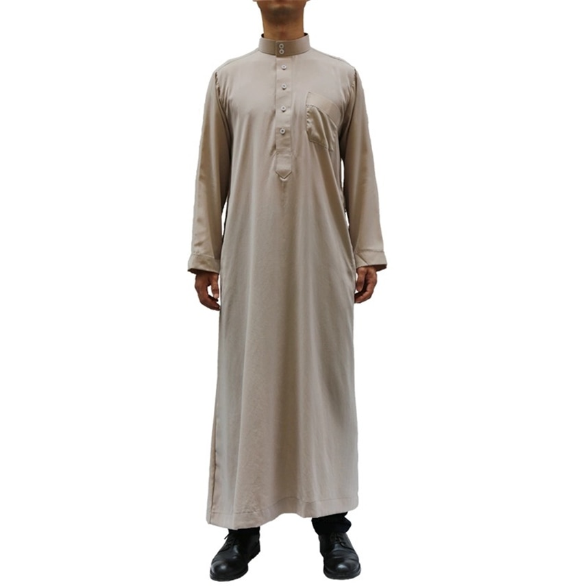 Jubba Thobe Karftan for Men Islamic Clothing Musli... – Vicedeal