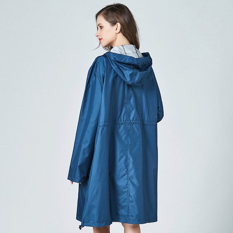 Waterproof Raincoat Women Nylon Jacket Black Ladie... – Vicedeal