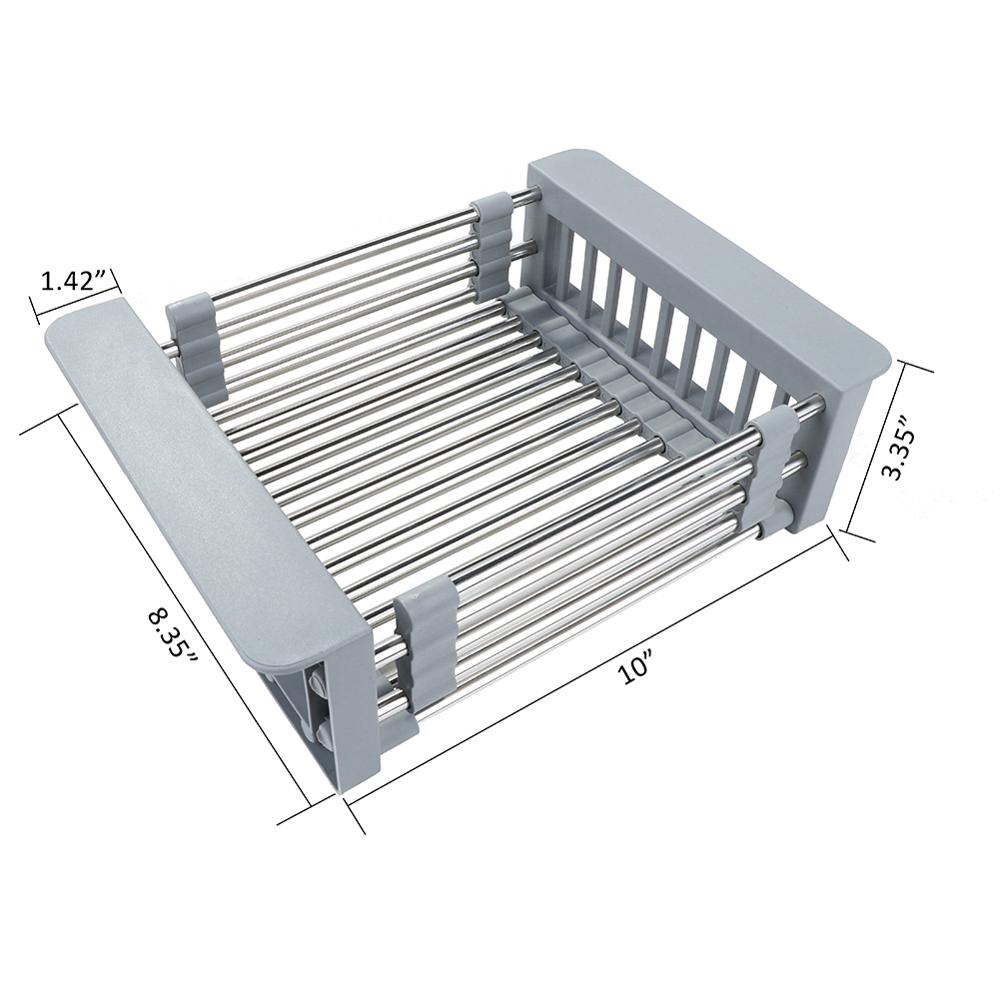 Adjustable Dish Drainer Stainless Steel Telescopic... – Grandado