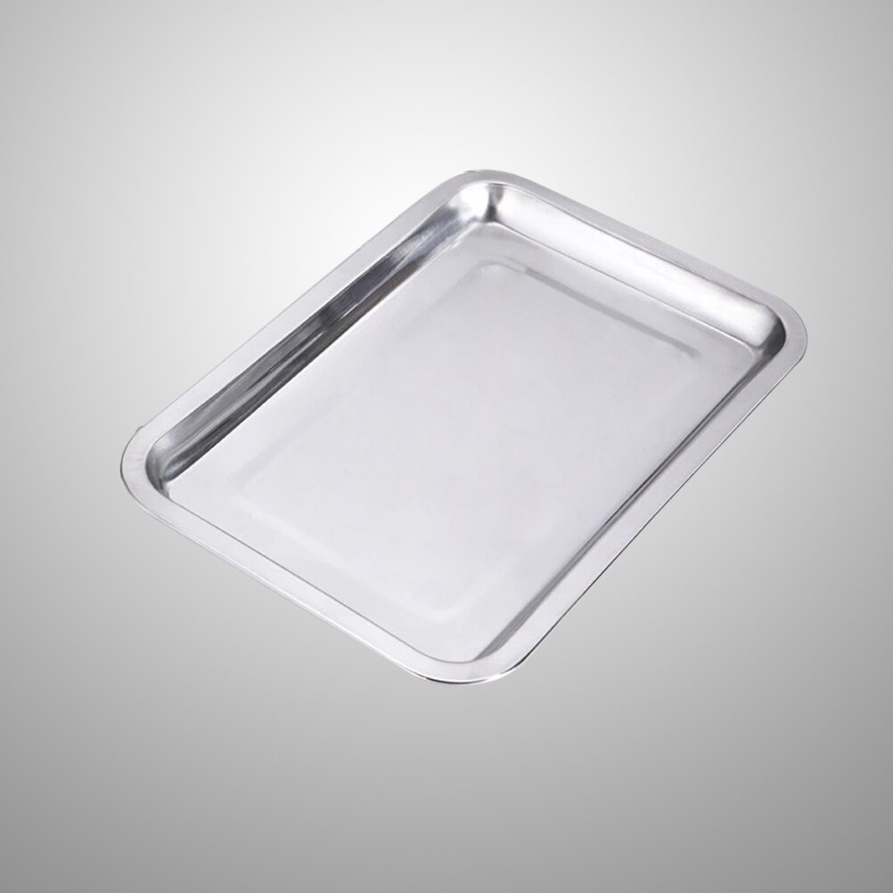 Stainless Steel Food Tray Thickened Food Tray Flat... – Grandado