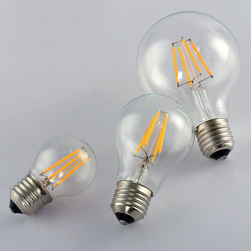 2pcs Led Filament Bulb G45A60G80G95 light bulb 4W ... – Grandado