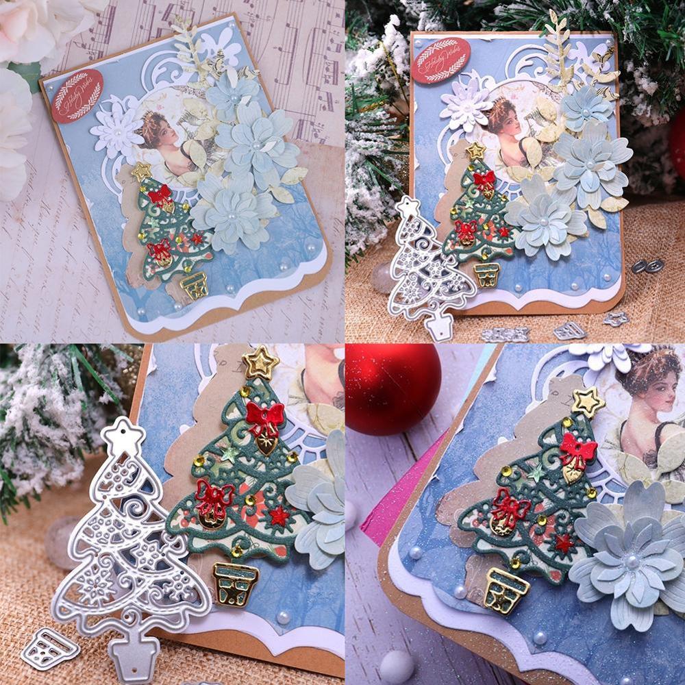 Christmas Tree Metal Cutting Die Scrapbook Craft D... – Grandado