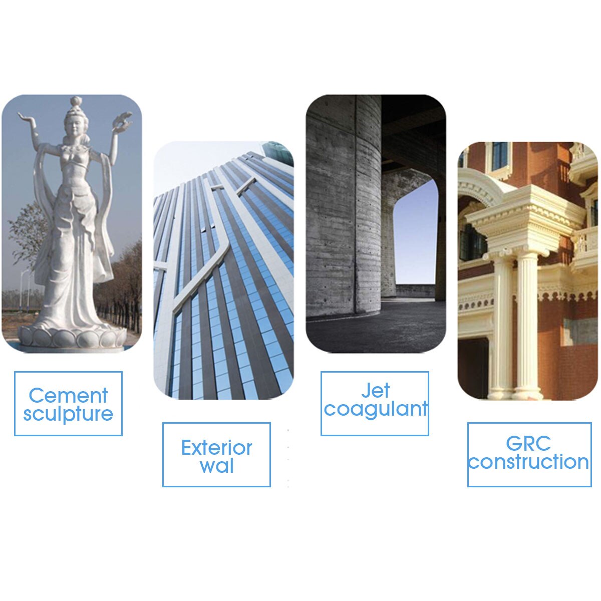 3/6/10mm Glass Fiber GFRC Choped Strands Fibers fo... – Grandado