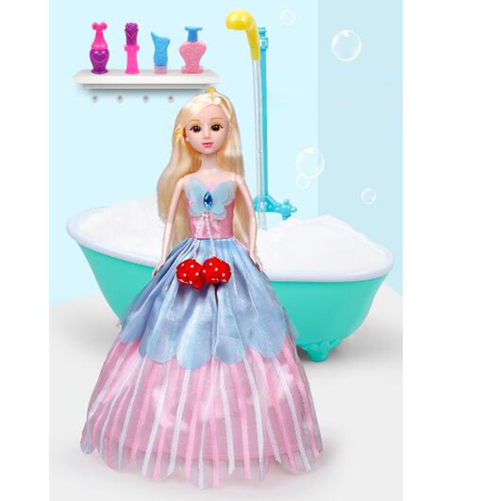 Doll Playset - 12inch Girl Doll with Clothes, Bath... – Grandado