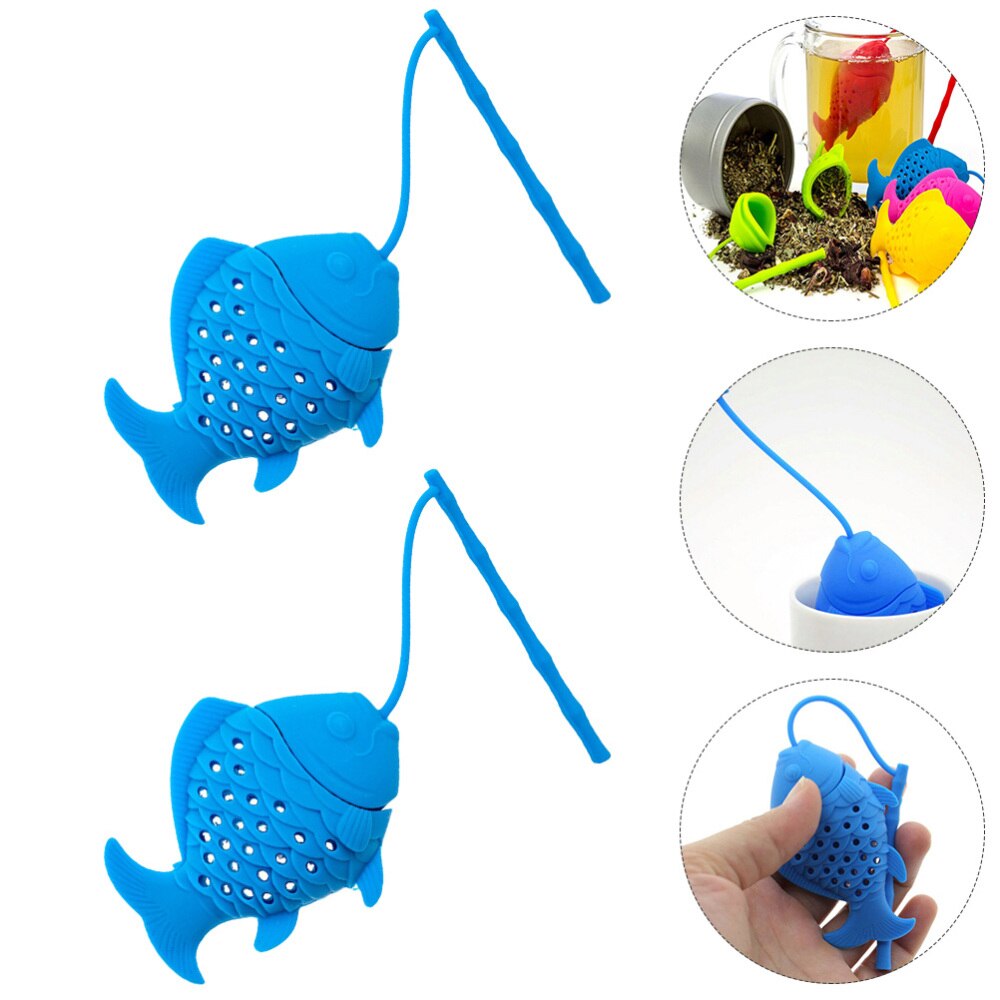 4pcs Silicone Tea Strainers Little Fish Shape Tea ... – Vicedeal