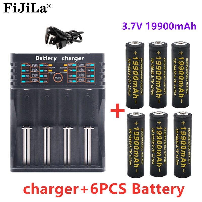 Batería de iones de litio recargable para linterna... – Grandado