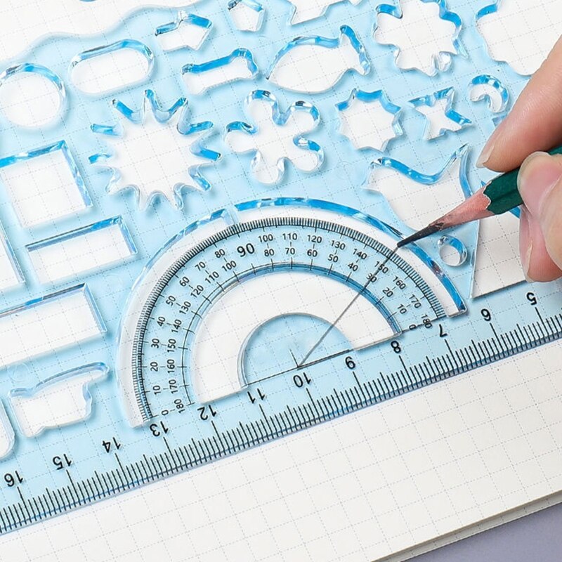 57EC 3Pcs Kaleidoscope Templates Rulers with Protr... – Grandado