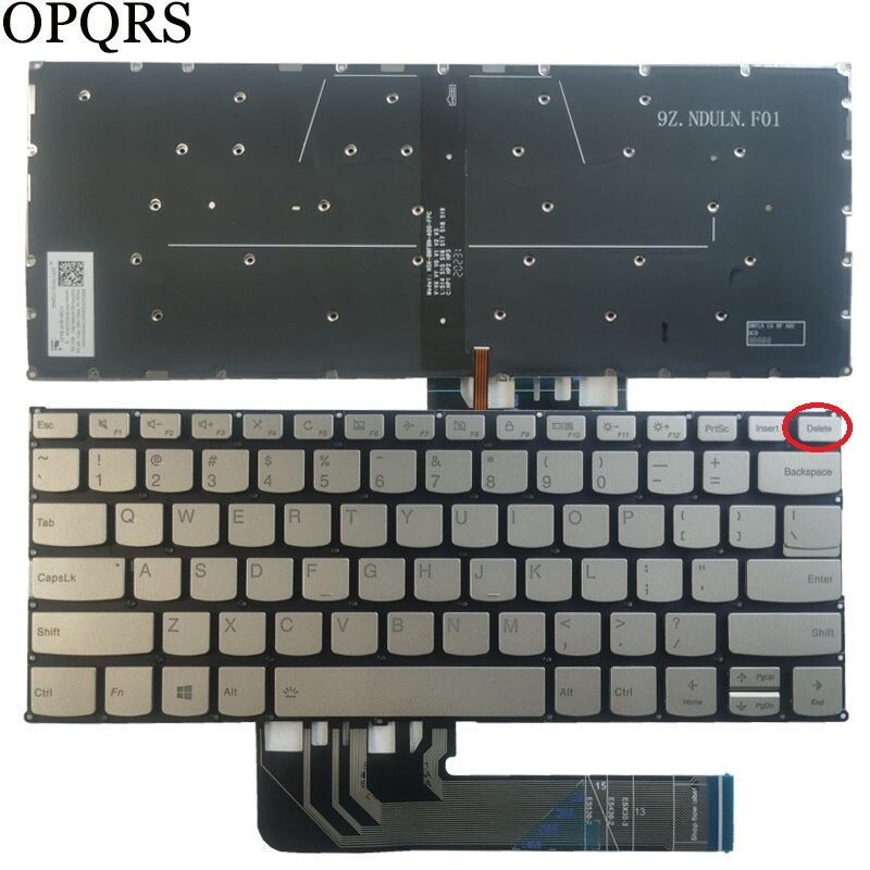 Goud/Grijs/Zwart Us Keyboard Voor Lenovo C340-14 C... – Vicedeal