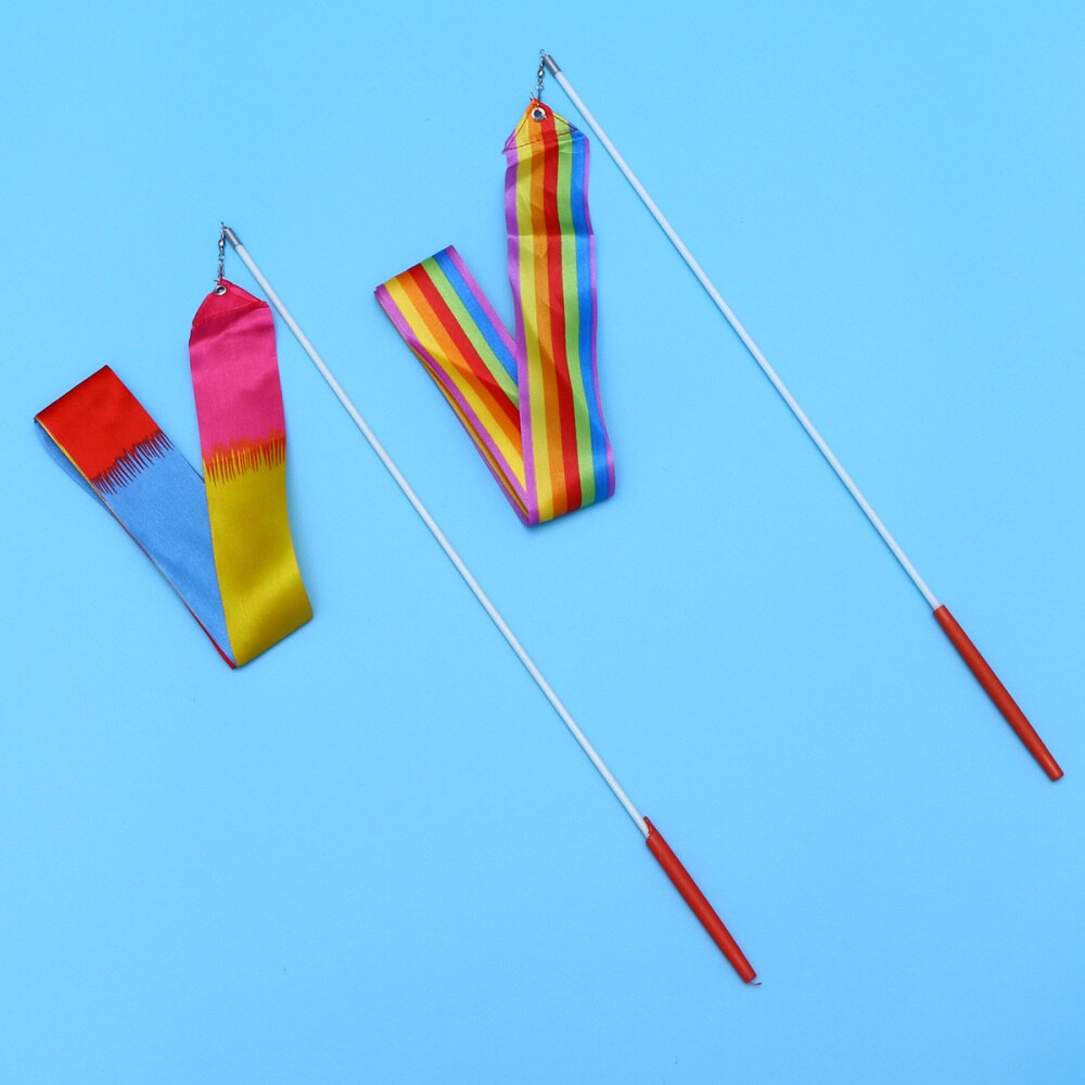 4PC Rhythmic Gymnastics Ribbons Performance Bodybu... – Grandado