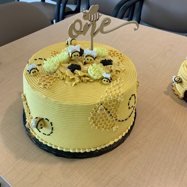 Bee One Themed Cake Topper for Toddler 1st Birthda... – Vicedeal