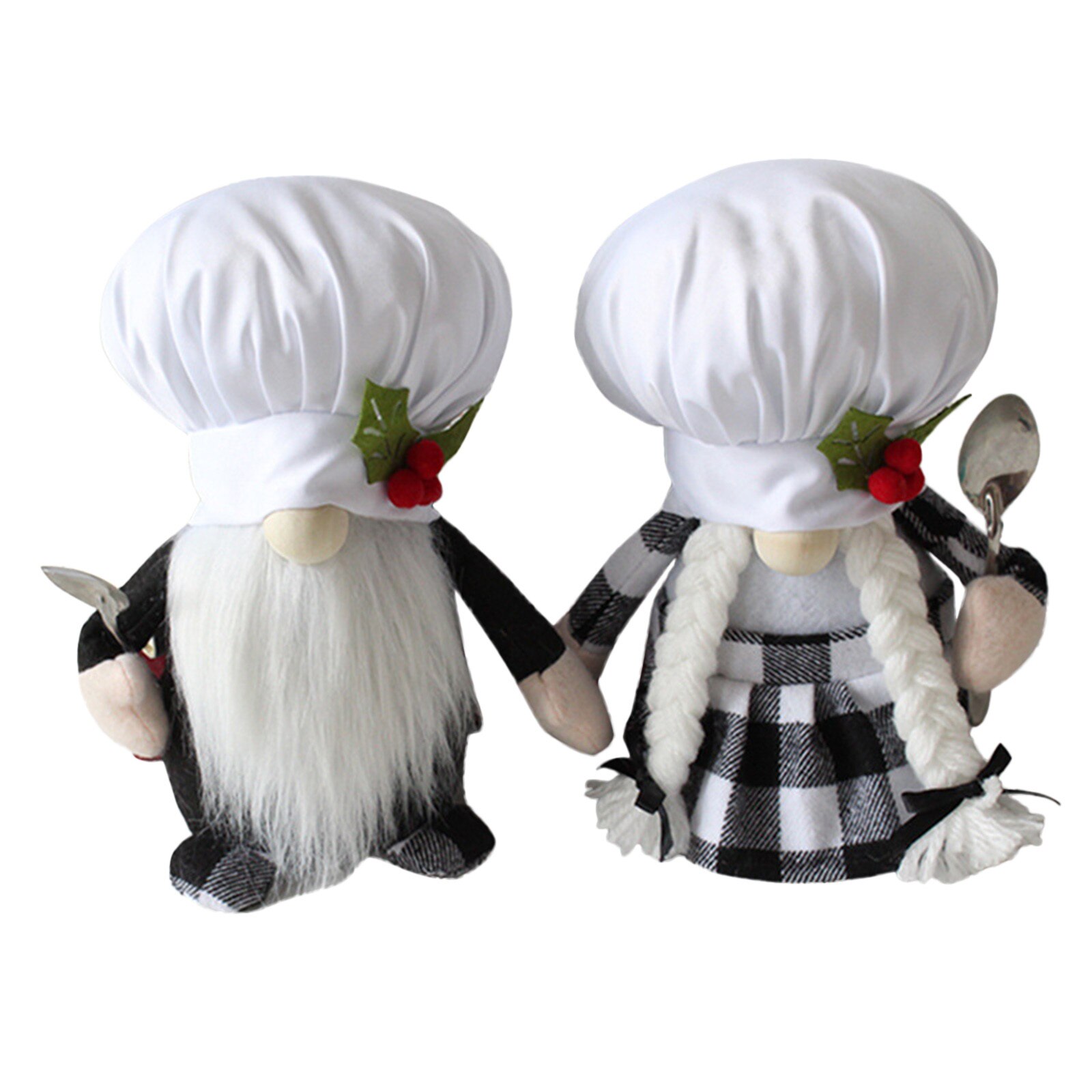 40# 2pc Mother Day Cooking Elf Long Legs Doll Plai... – Vicedeal