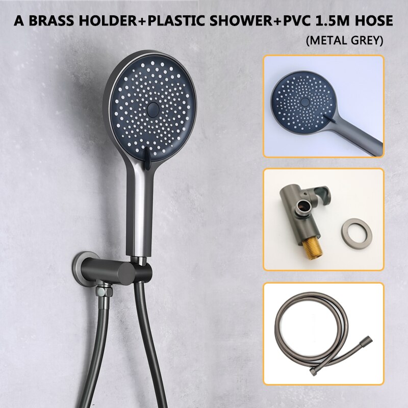 Set doccia a 3 funzioni ad alta pressione grande d... – Vicedeal