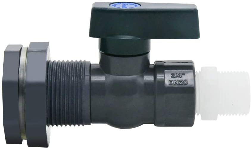 PVC Spigot Rain Barre Faucet Kit 3/4 Inch Ball Val... – Vicedeal