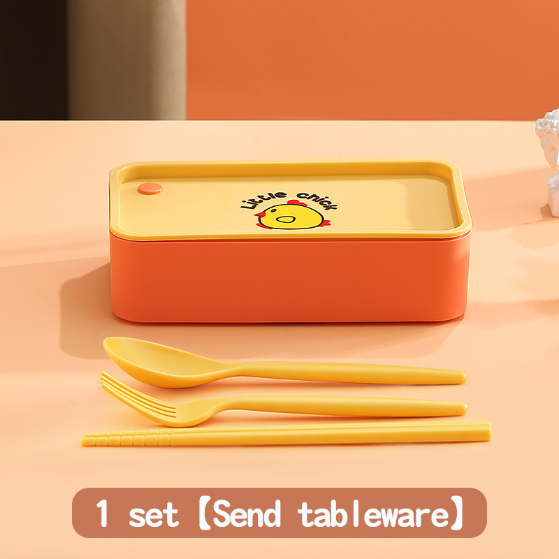 Y.Chick Kids Lunch Box For School Microwave Plasti... – Grandado