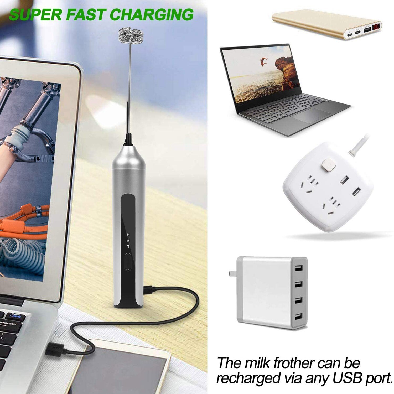 Melkopschuimer, auto-protect technologie, elektris... – Vicedeal