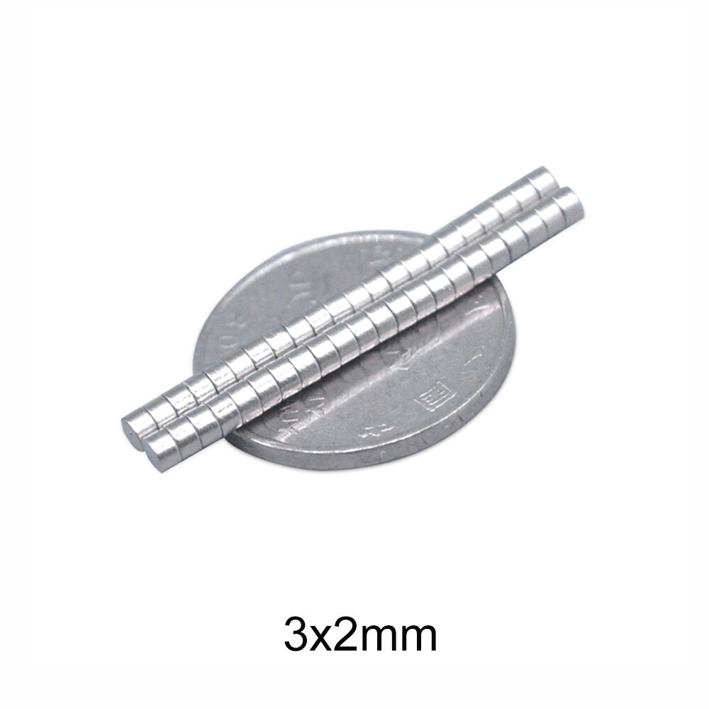 100~5000pcs 3*2 Strong Round magnet 3mm x 2mm Rare... – Grandado
