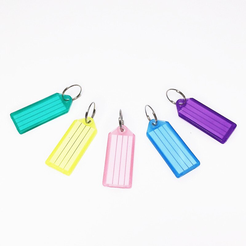 Colorful Keychain Key Ring 25Pcs Hotel Car Classif... – Grandado