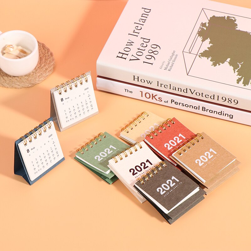 Mini Desk Calendar Desktop Ornaments Portable Work... – Grandado