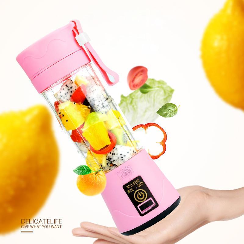 380ml 2/4/6 Blades Mini Portable Electric Fruit Ju... – Grandado