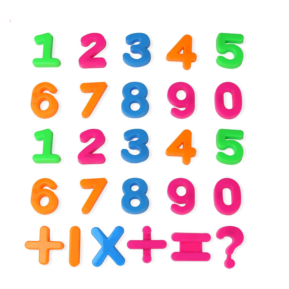 Magnet English Alphabet Numbers Puzzle Colorful St... – Grandado