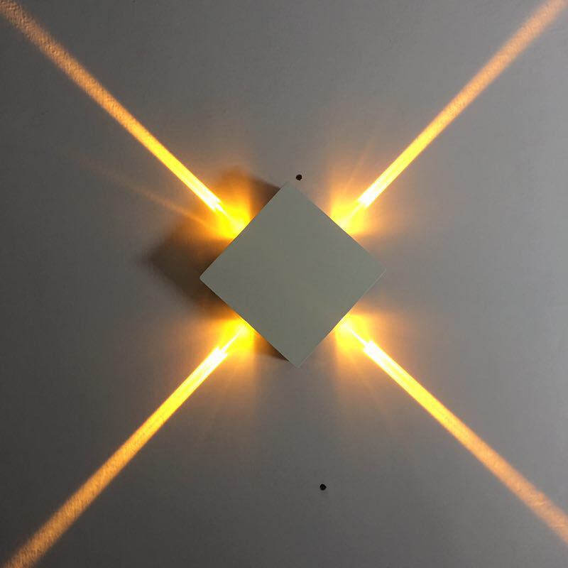 Acryl Led Kruis Ster Wandlamp Ronde Vierkante Lamp... – Grandado