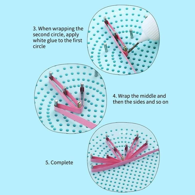 Quilted Paper Knitting Tools Needle Plate Paper Cr... – Grandado