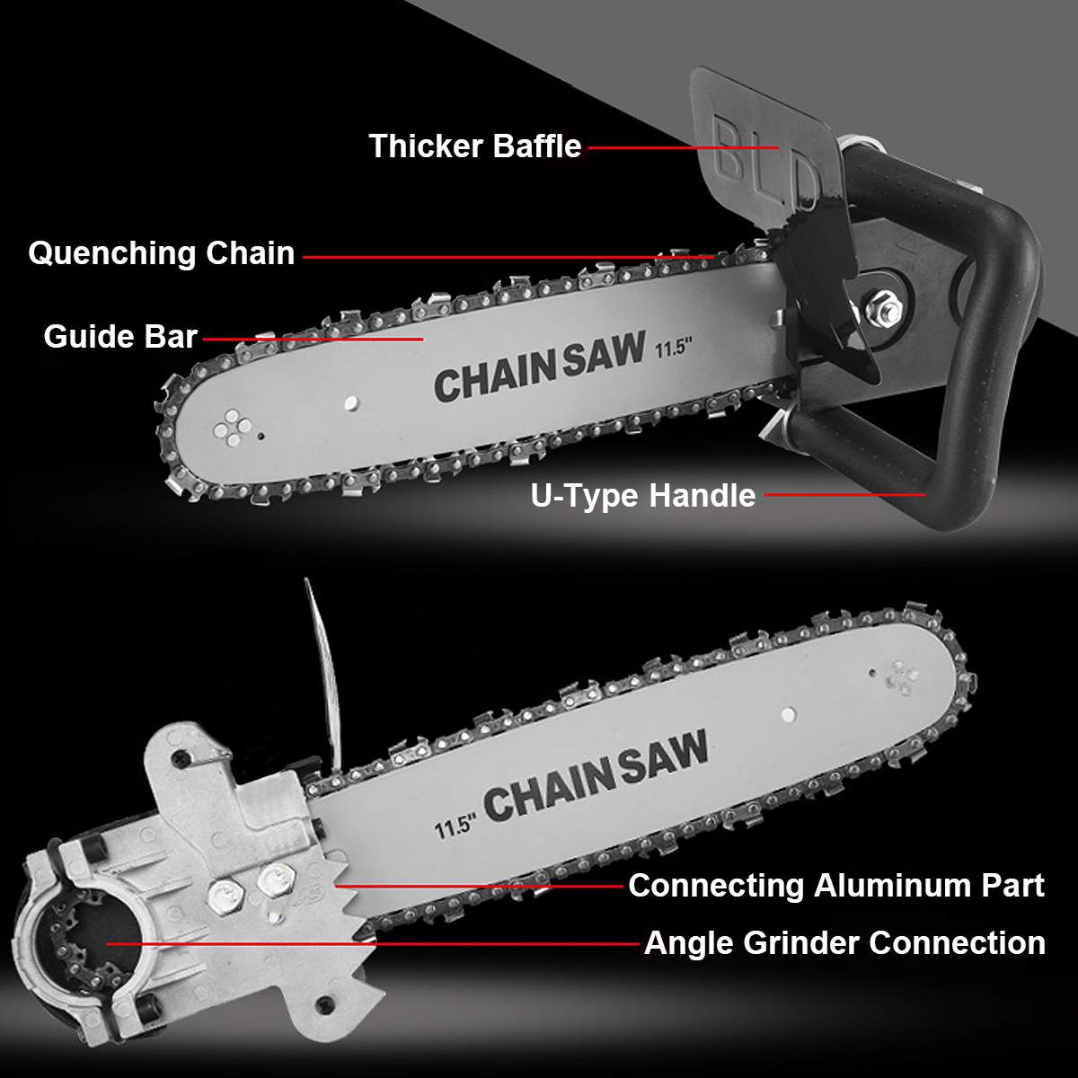 11.5 Inch Home DIY Chain Saw Bracket Set Chainsaw ... – Vicedeal