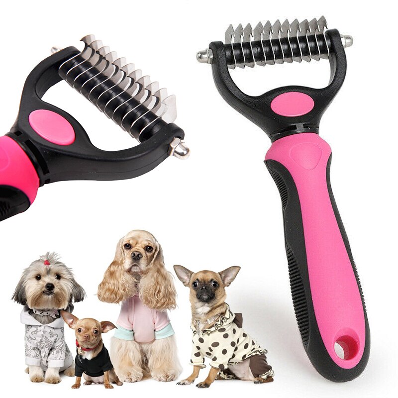 Dog Pet Grooming Trimmer Tool Comb Hair Brush Pets... – Vicedeal