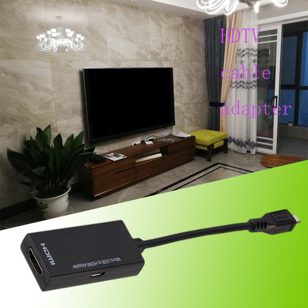 Micro USB to HDMI TV Out HDTV MHL Adapter Cable fo... – Grandado