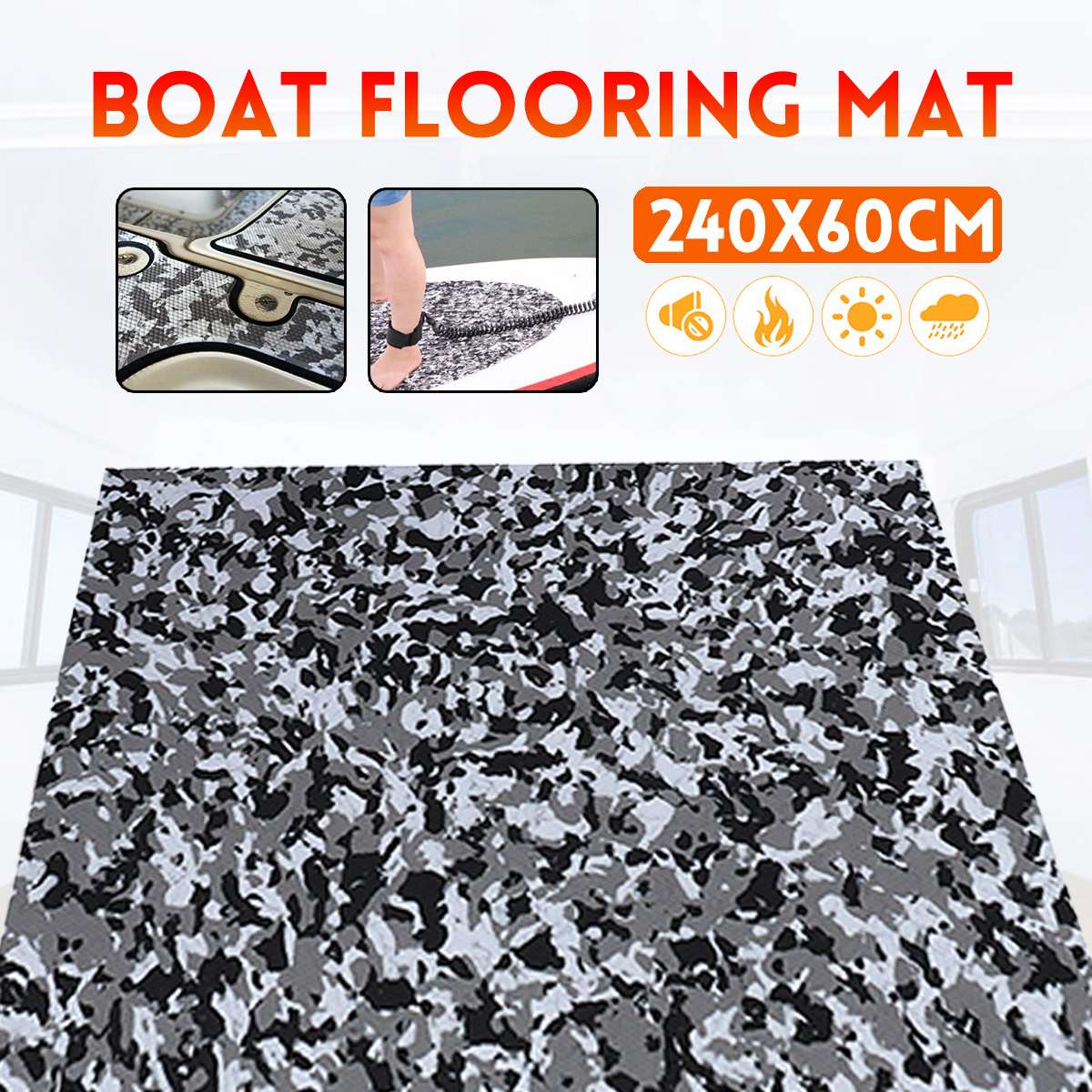 2400x600x5mm EVA Foam Marine Boat Yacht Flooring M... – Grandado