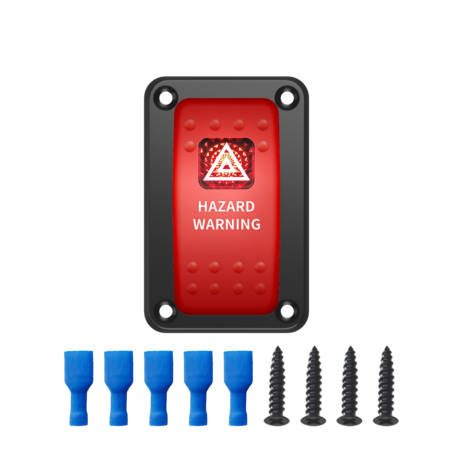 Hazard Warning Rocker Switch Button with Single Re... – Vicedeal