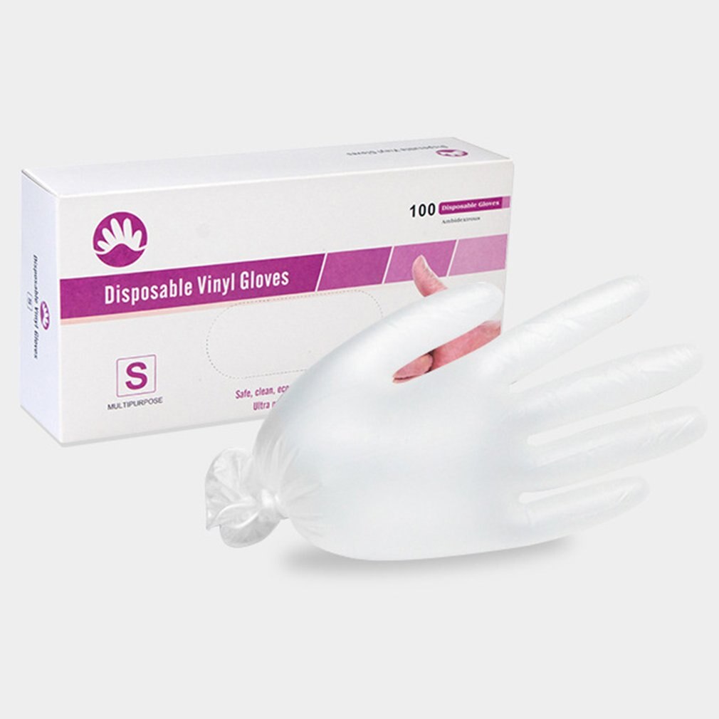 100PCS Disposable vinyl Gloves Food Grade Anti-sta... – Grandado