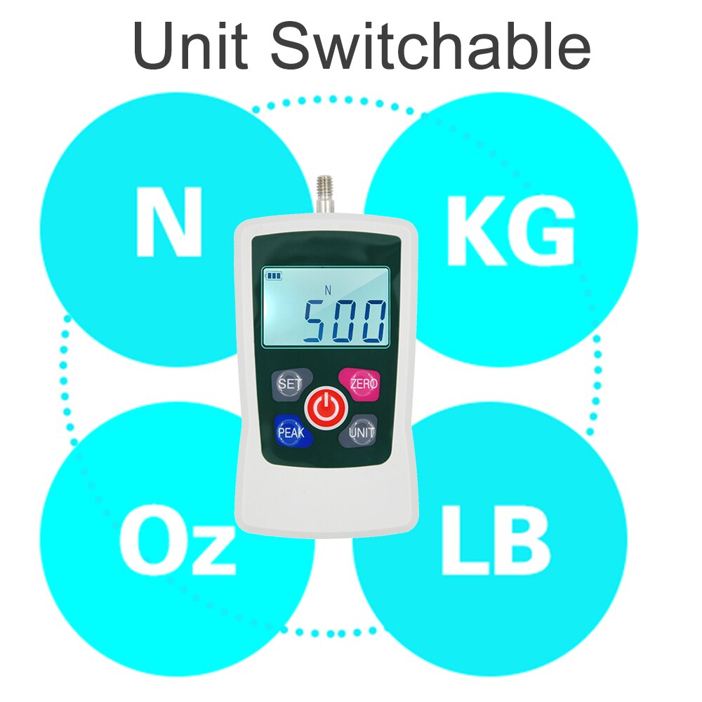 Digital Force Gauge 500N/50kg/110Lb/1760oz Portabl... – Grandado