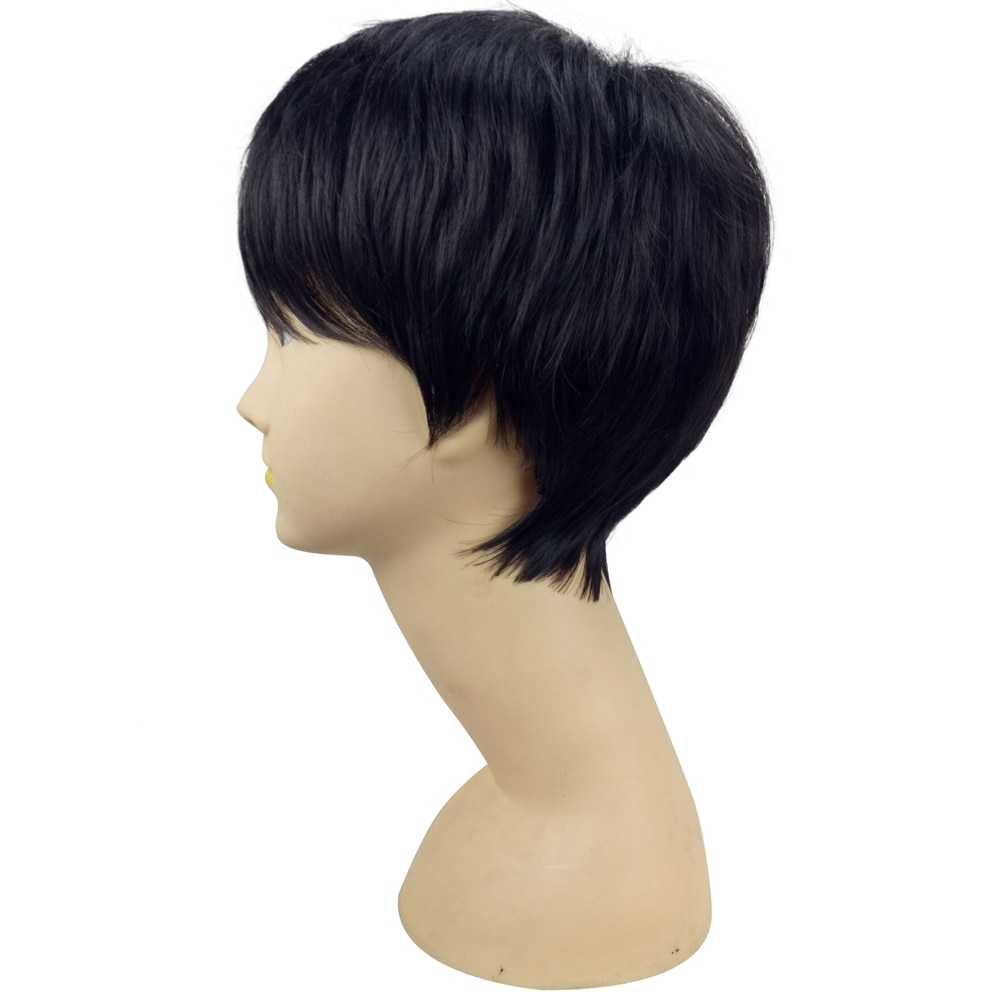 HAIRJOY Wig 1B Color Short Straight Synthetic Woma... – Grandado
