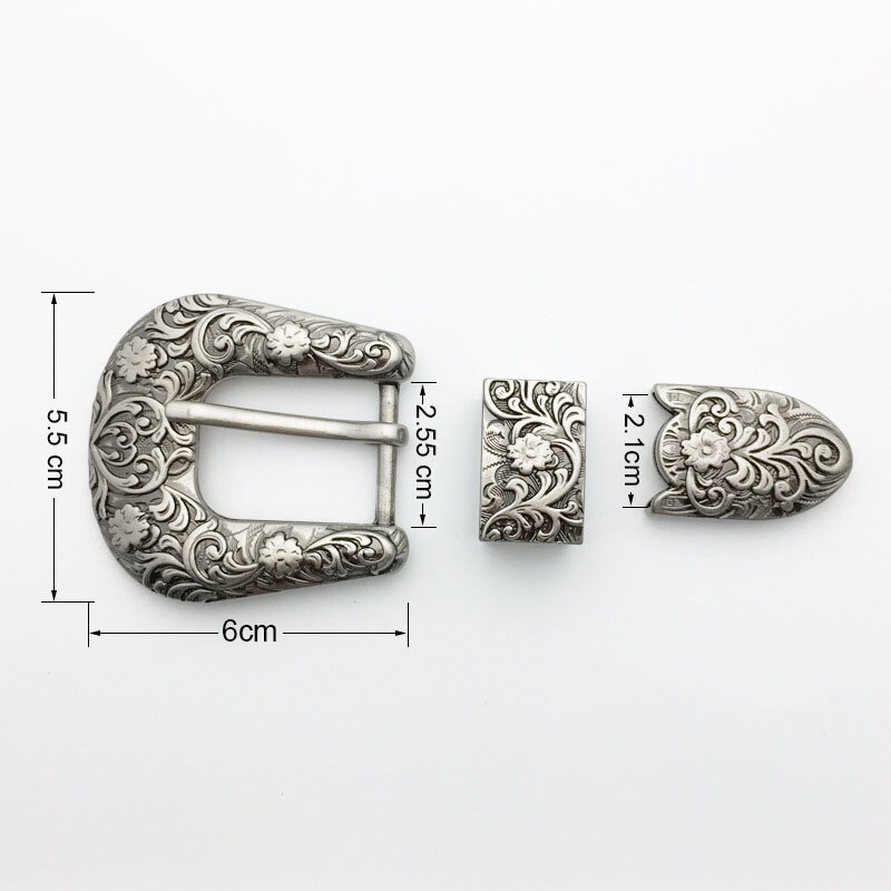 25mm Pin Belt Buckle Vintage Carve Pattern metal B... – Grandado