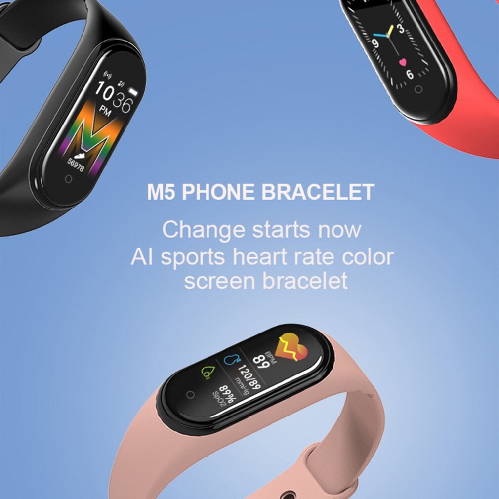 Newly M5 Smart Bracelet Upgrade Sports Bracelet He... – Vicedeal