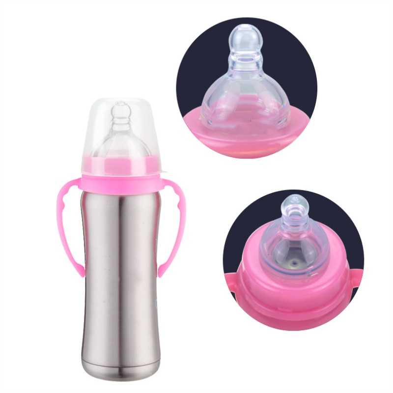 240ml Water Bottle Milk Thermos Stainless Steel Nu... – Vicedeal