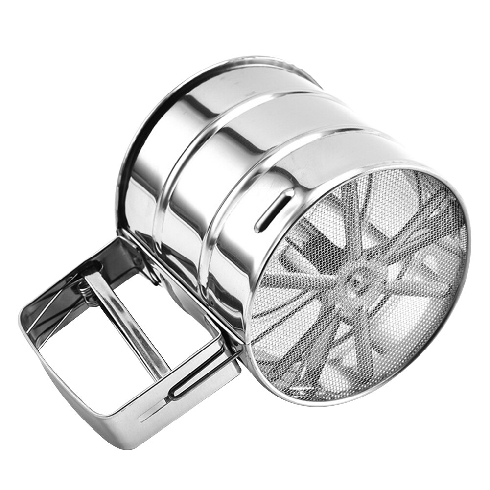 Handheld Steel Flour Sieve Hand-pressed Semi-autom... – Grandado